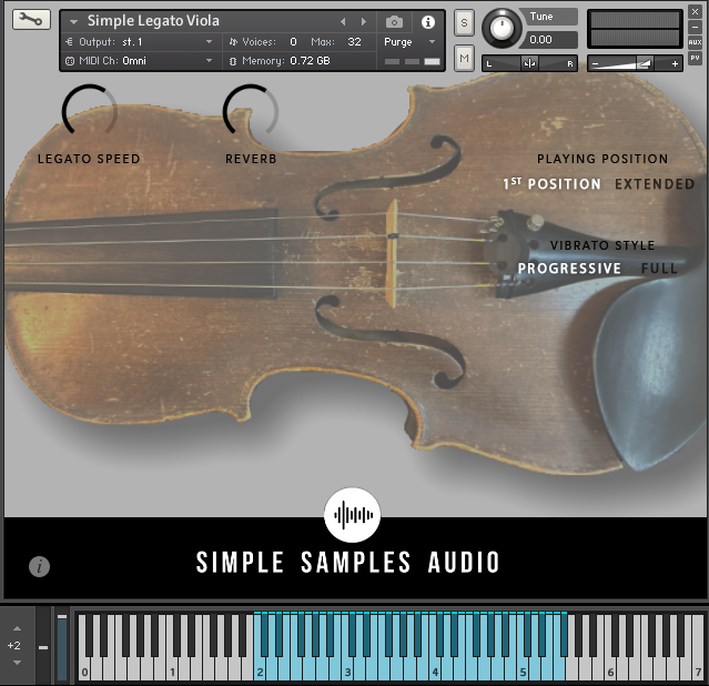 Simple Legato Viola – Simple Samples Audio